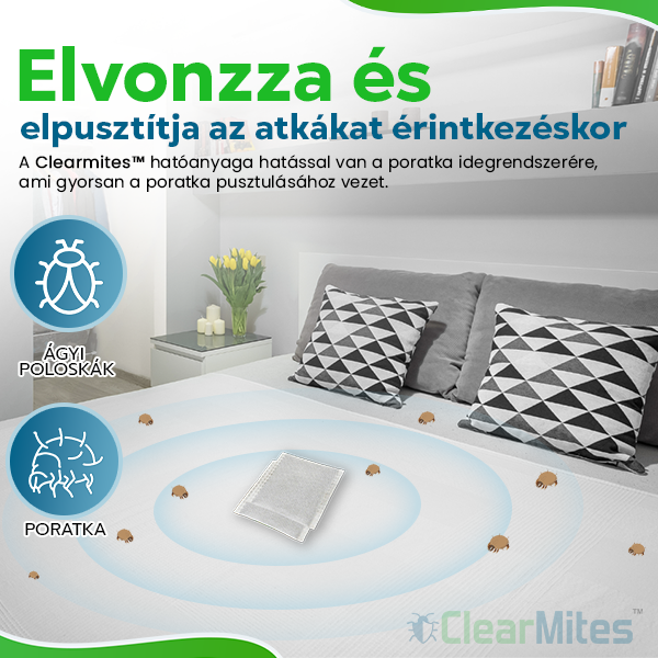 ClearMites™ Természetes Atkaölő Pad