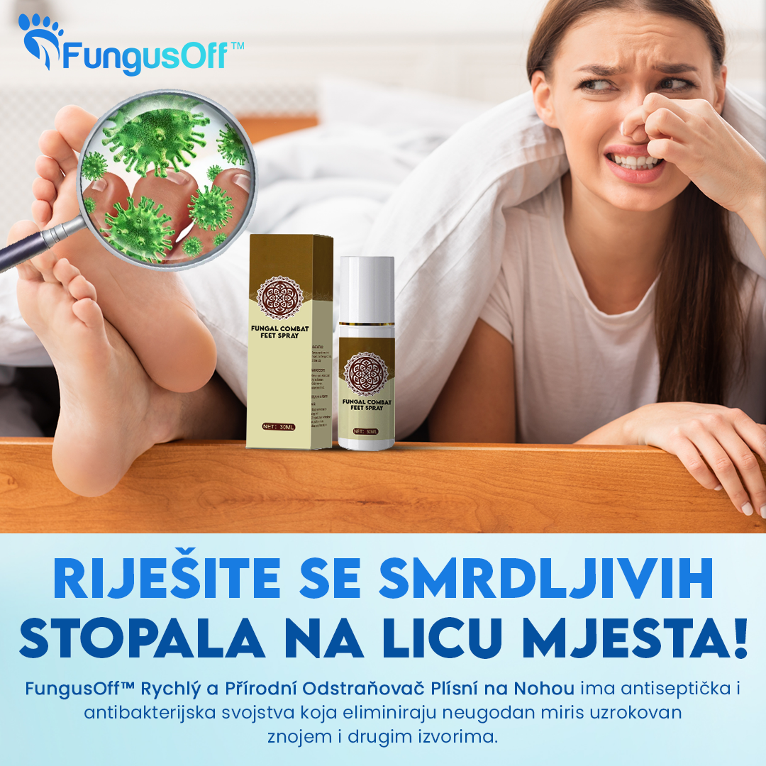 FungusOff™ Rychlý a Přírodní Odstraňovač Plísní na Nohou – BestBrandsCzech