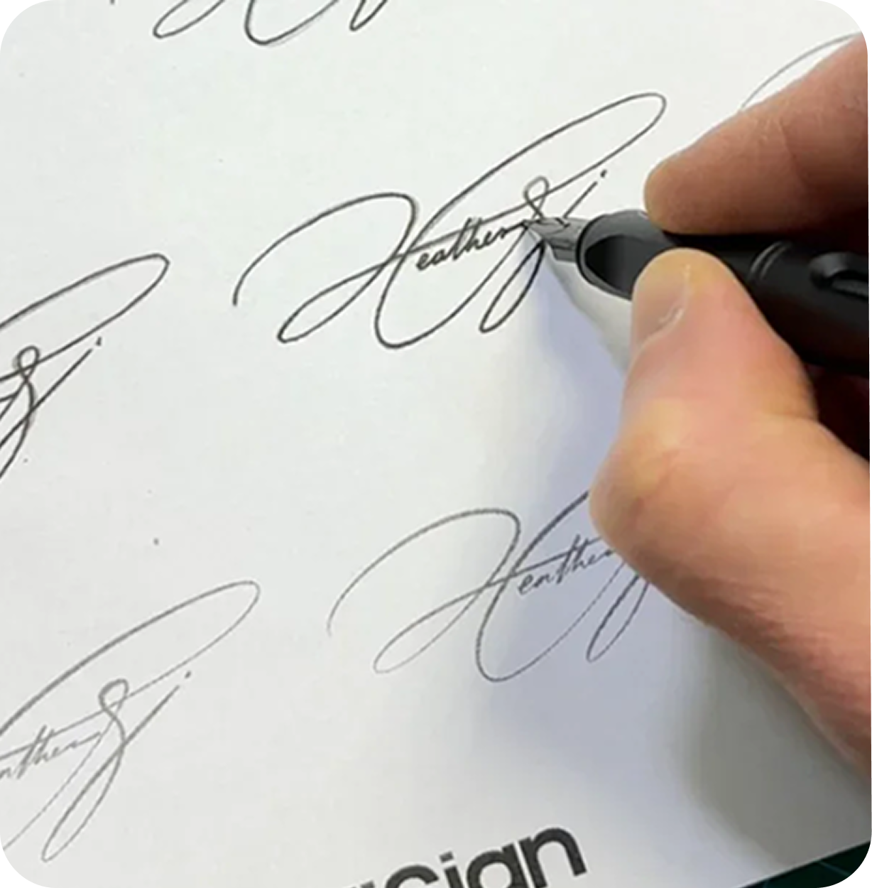 Handmade signatures by professional calligraphers | Callisign