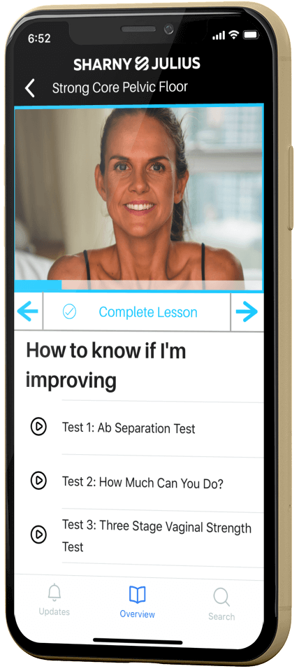 Strong Core and Pelvic Floor by Sharny Kieser