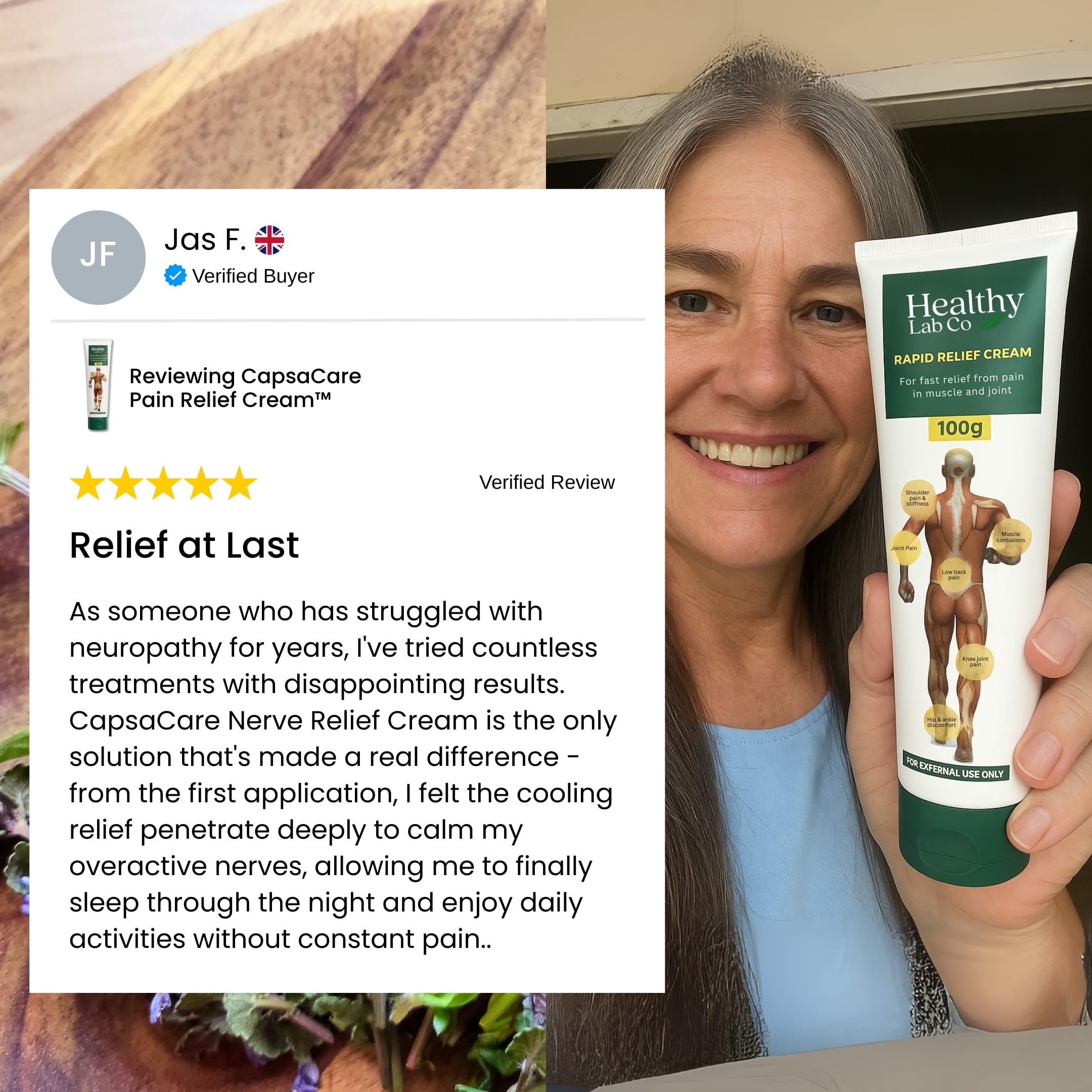 CapsaCare™ Pain Relief Cream