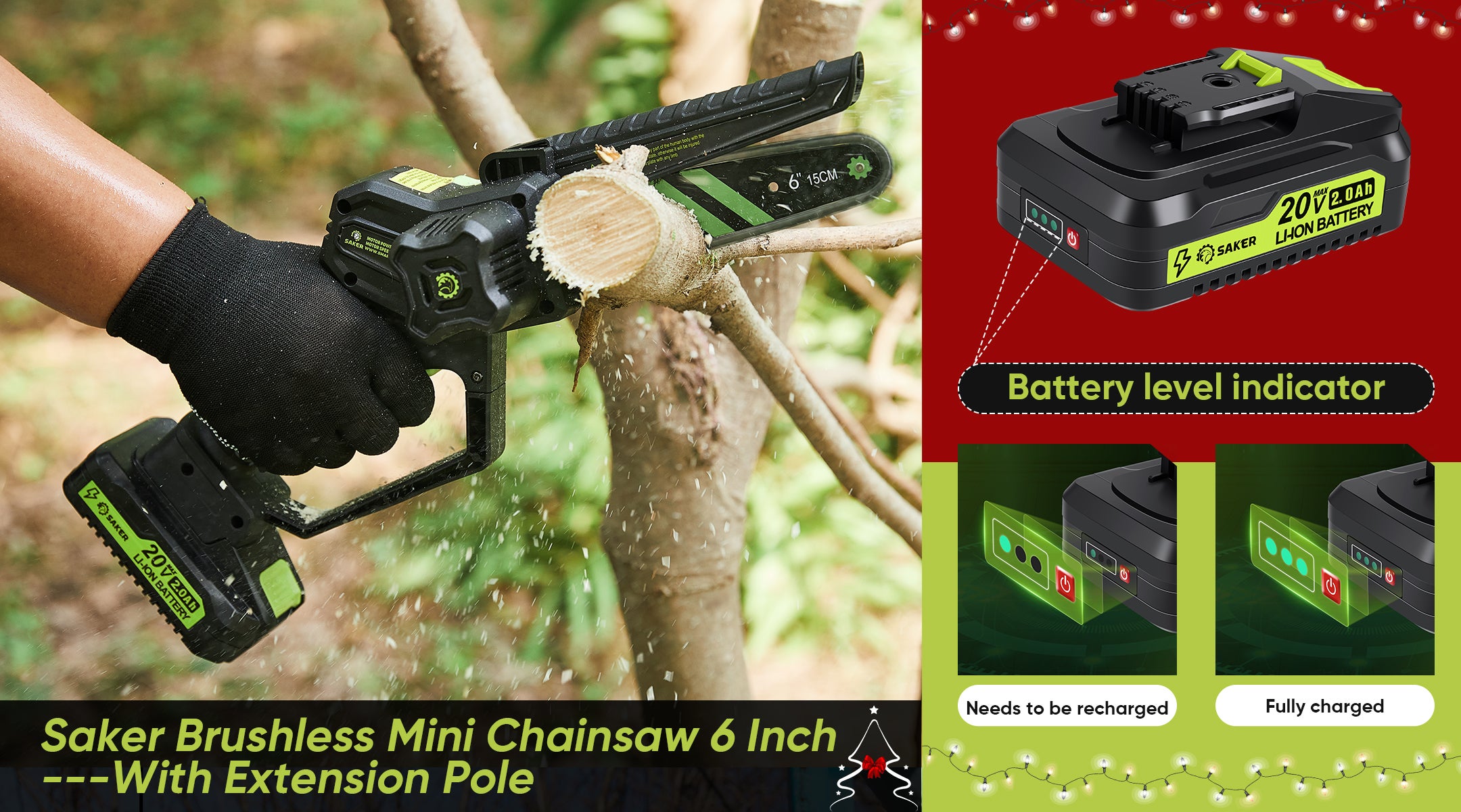 Saker Multifunction Mini Chainsaw