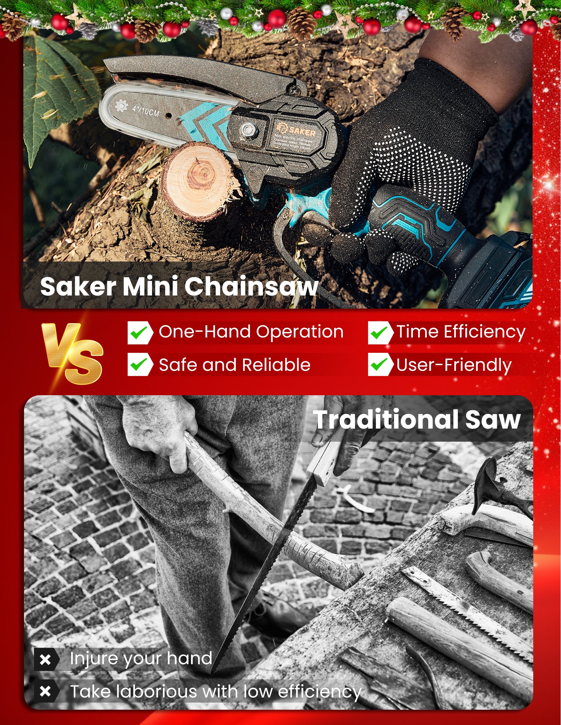 Saker Mini Chainsaw – Sakertool
