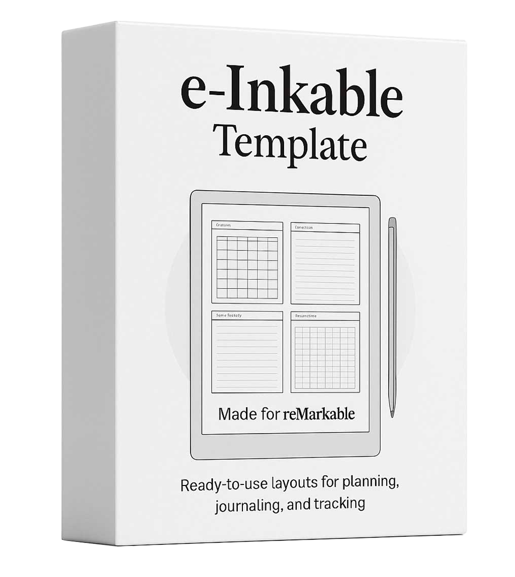 EInkable Template – Premium reMarkable Templates